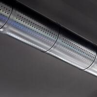 Round Metal Decorative Duct - Perforated High Induction Round Duct ...